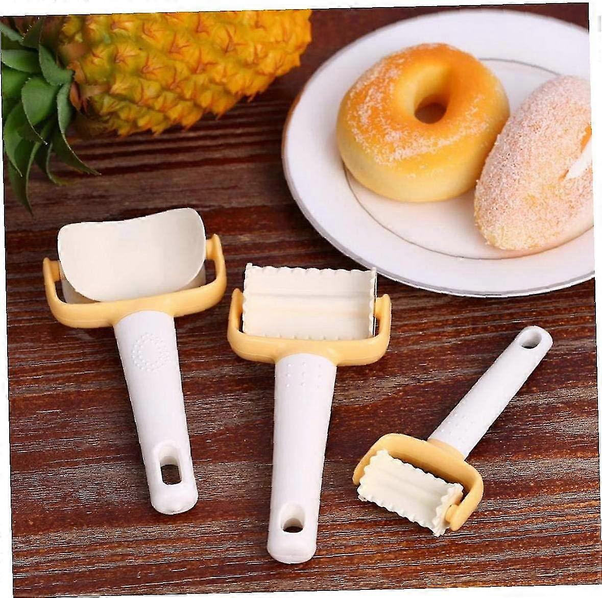 Rolling Cookie Cutters Round Bearing Cutter Square Cutter Roller Slices ...