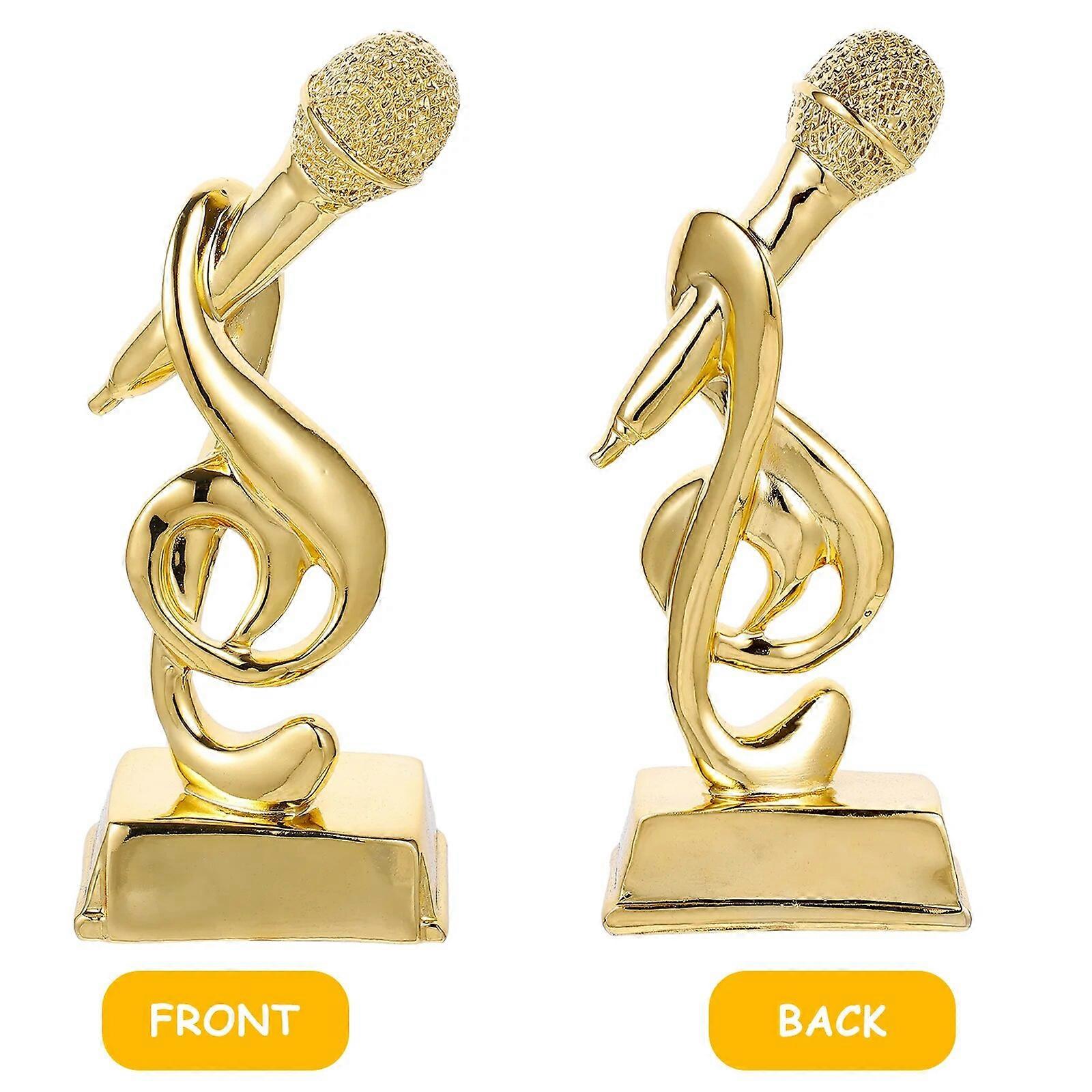 Trophy Microphone Award Party Trophies Music Singing Awards Karaoke ...