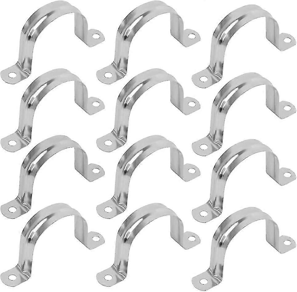 U-Clamps 20Pcs, 50mm U-Tube Pipe Clamps Stainless Steel Ring Clamp for ...
