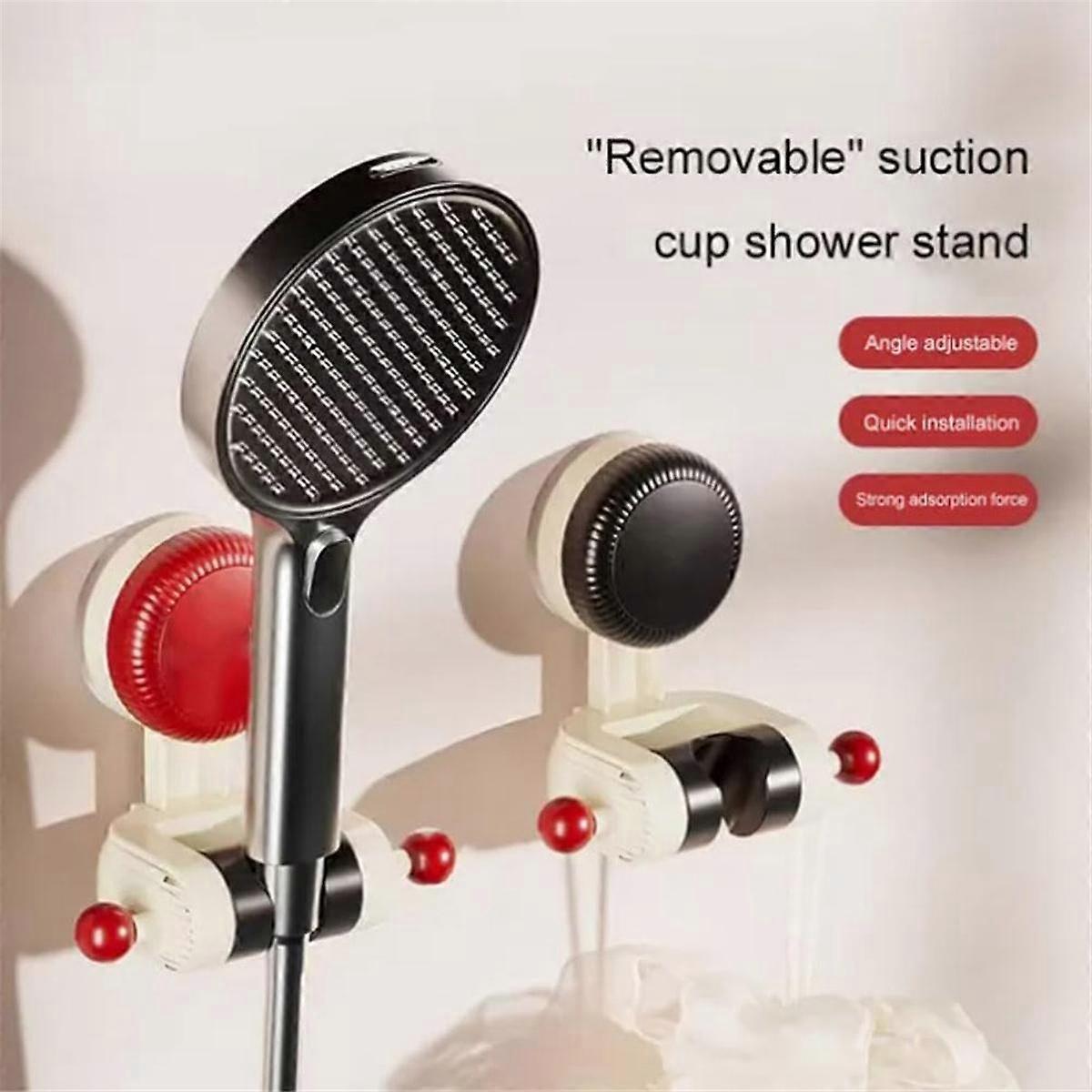Adjustable Suction Cup Shower Holder Swivel Shower Holder Detachable ...