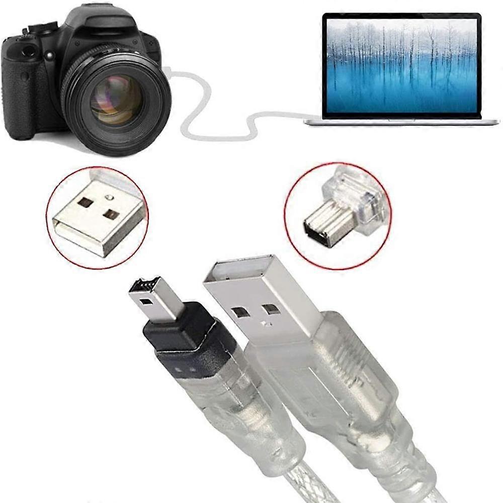 Cable USB MALE To Firewire Plug To Mini 4-Pin To Firewire Adaptor for ...