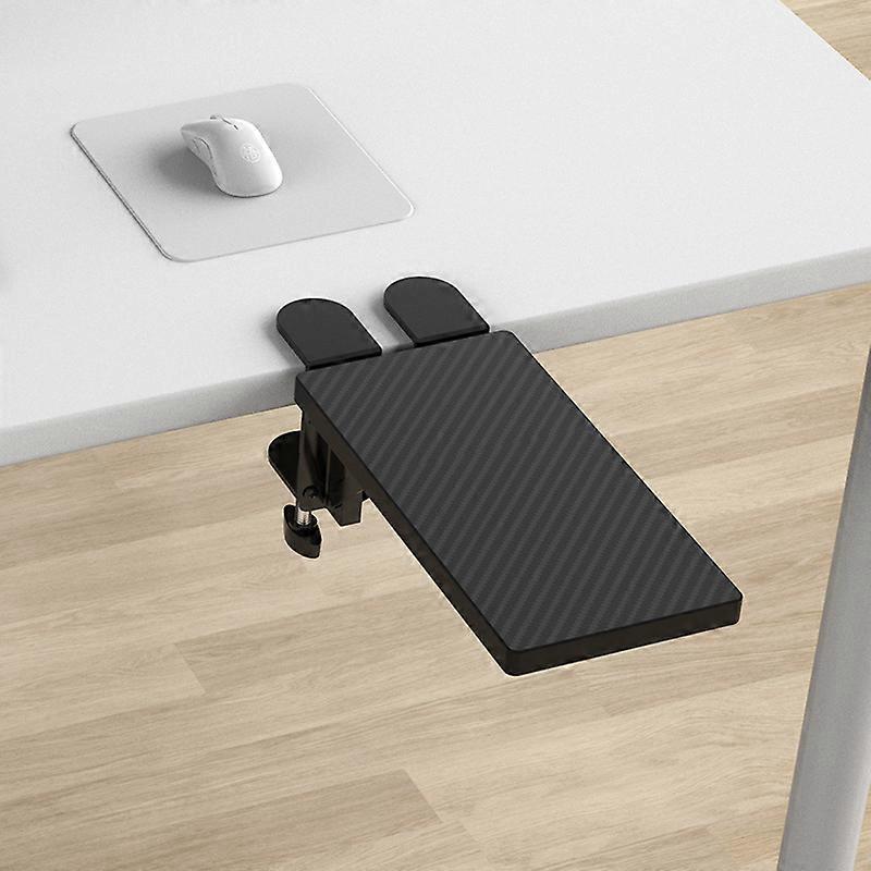 Desk Arm Rest Black Ergonomic Design Sturdy Durable Clamp On Computer ...