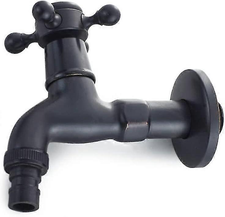 Brass Washing Machine Faucet With G1/2 Water Pipe Spout - Antique Cross ...