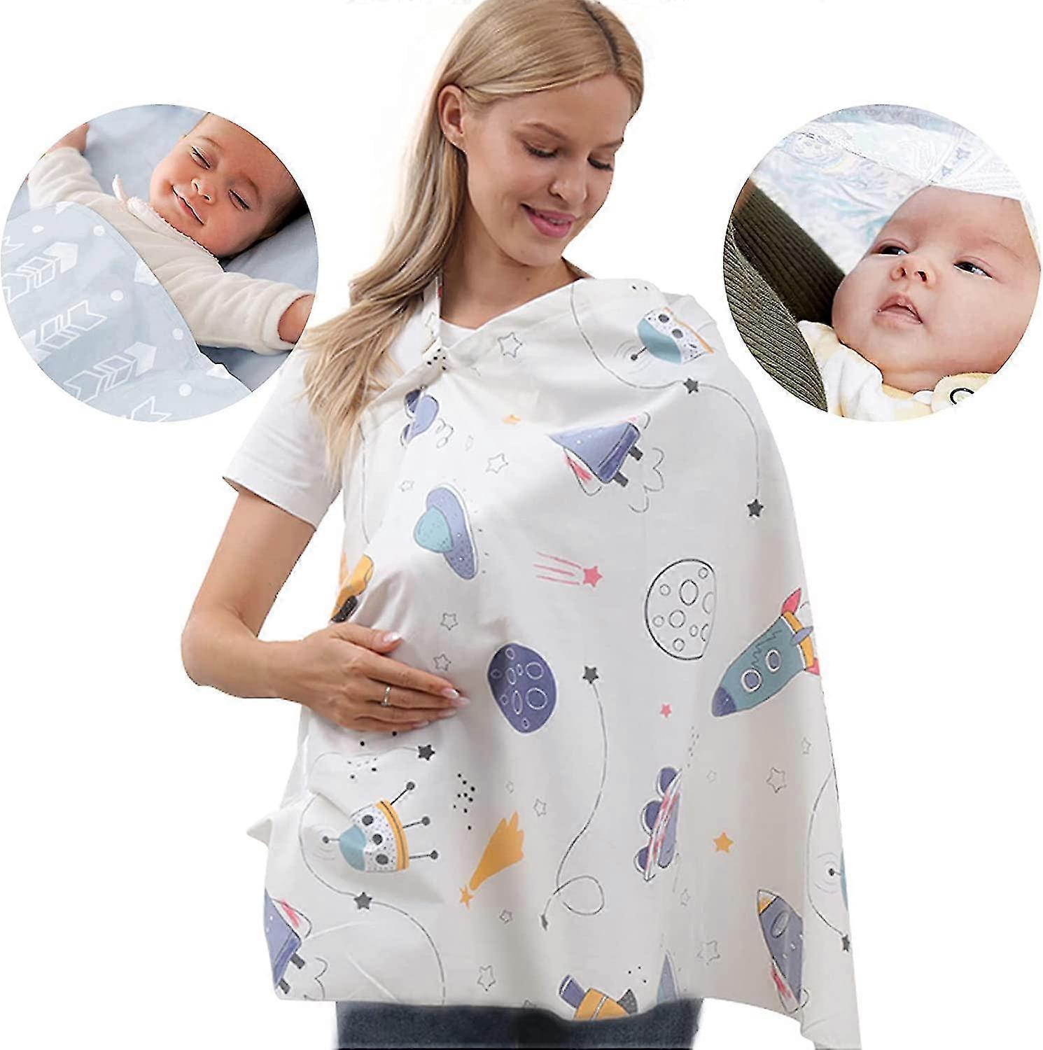 Breastfeeding Cover,nursing Cover,breastfeeding Shawl Apron For Full ...