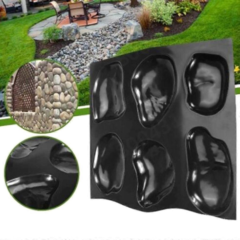 Rock Brick Concrete Mold Step Stones Plaster Cobblestones Plastic Mould ...