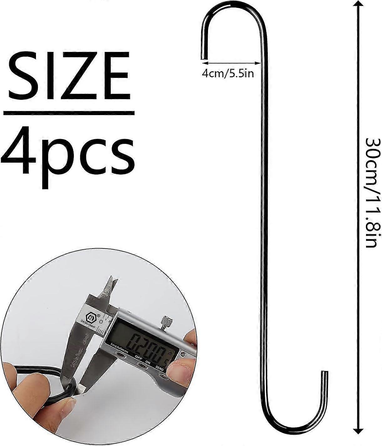 30cm S Haak Heavy Duty Grote Lange Metalen Haak Voor Binnen en Buiten ...