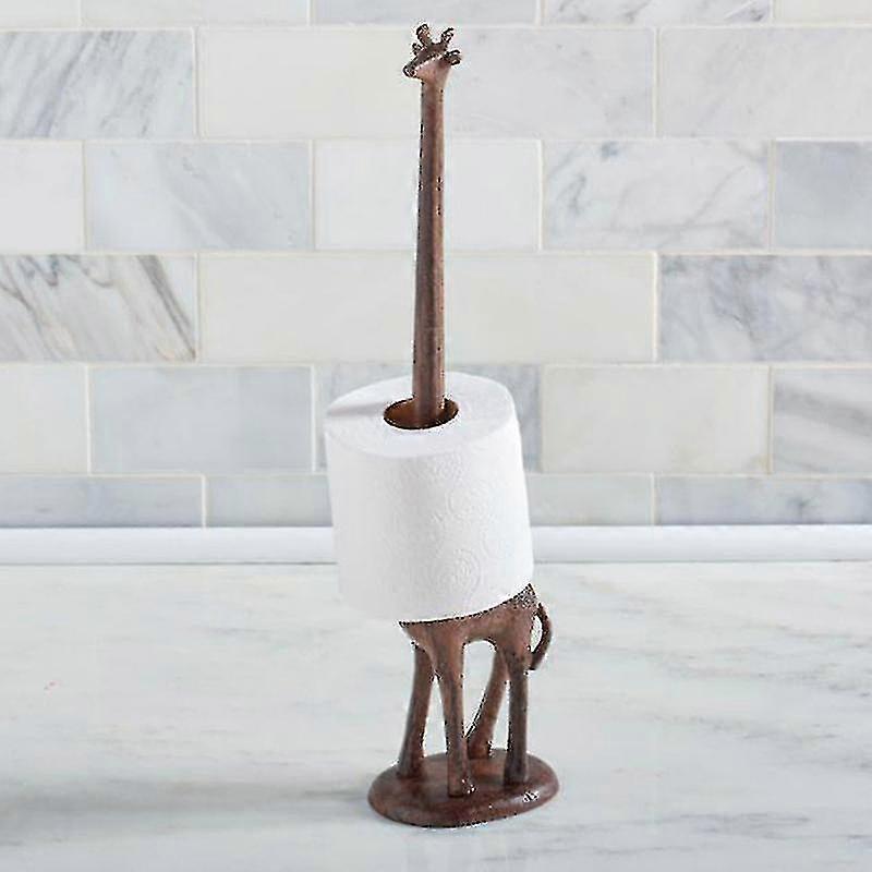 Kitchen Roll Holder No Drilling Animal Shape Standing Paper Roll Holder ...