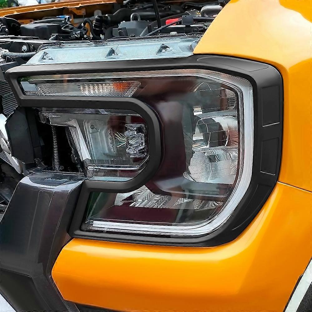 Front Headlight Cover Head Lights Cover For Ford Ranger Raptor Next ...