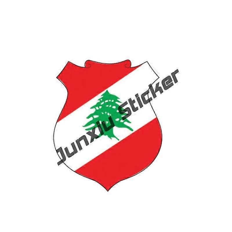 Lebanon Decal Car Accessories Map with Flag Inside Lebanese Sticker ...