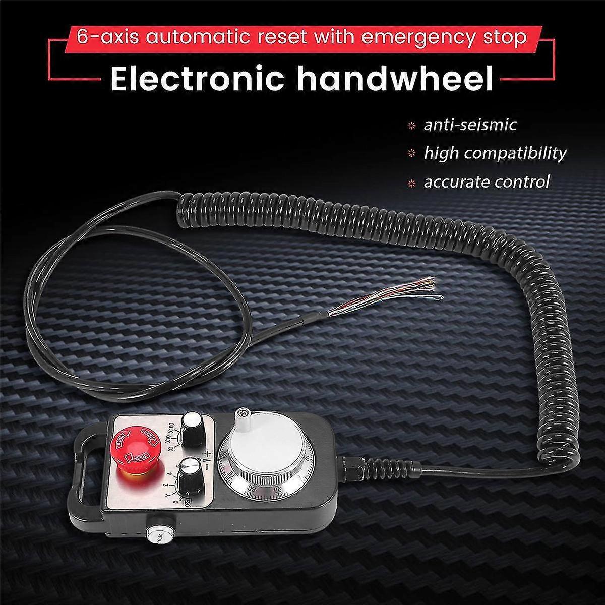 CNC Pulse Generator MPG Pendant Handwheel for FANUC System 5V Manual ...