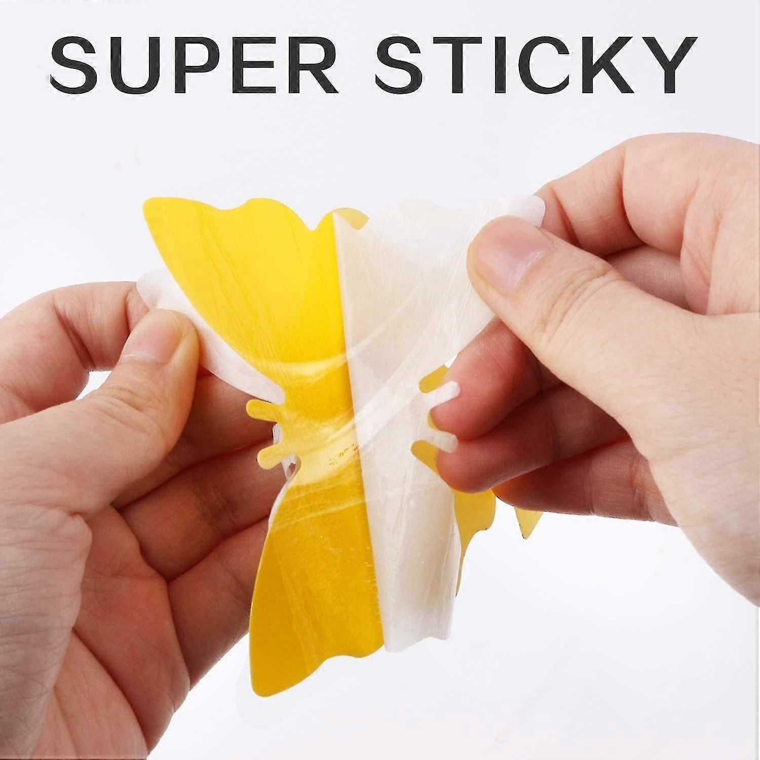 50PCS Double-sided Sticky Insect Board Bait Board Yellow Board ...