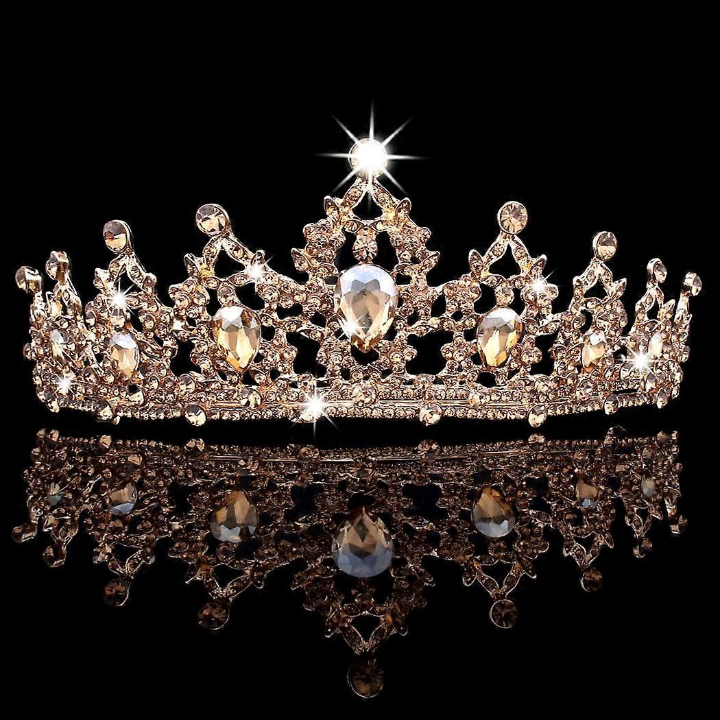 Rose Gold Tiara and Crowns for Women Birthday Crown for Girls Crystal ...