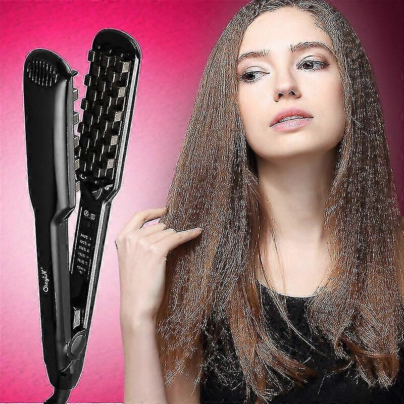 3d Grid Hair Crimper Volumizer Ceramic Professional Hair Fluffy ...