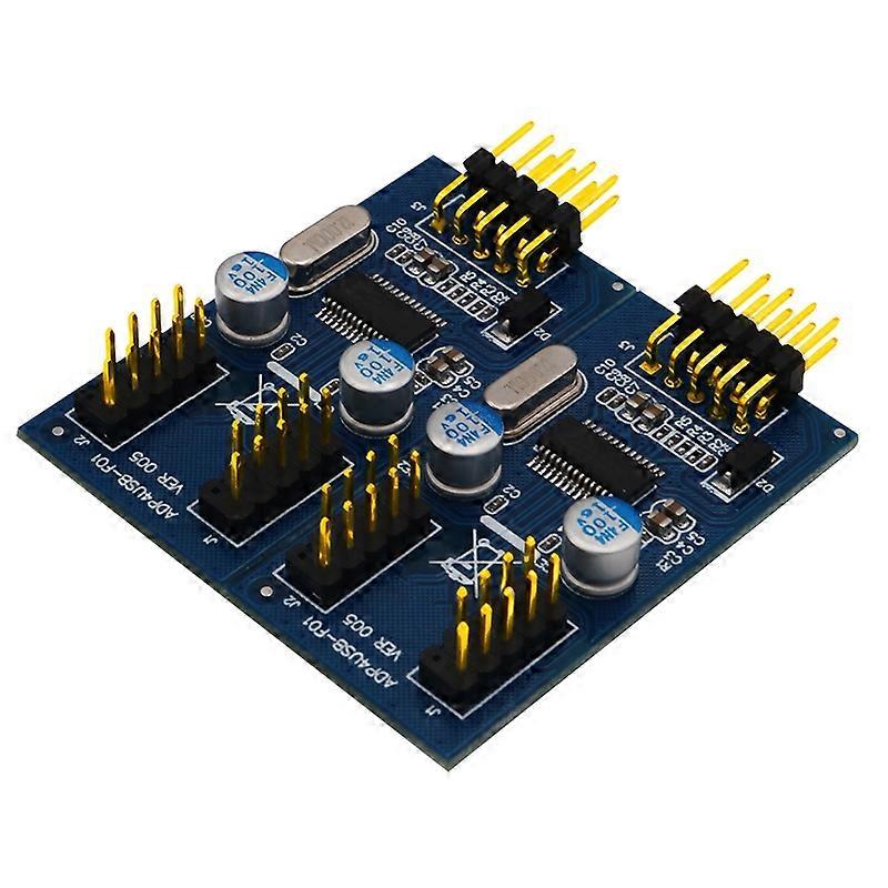 9Pin USB Header Male 1 to 4 Female Extension Cable Extender Card USB ...