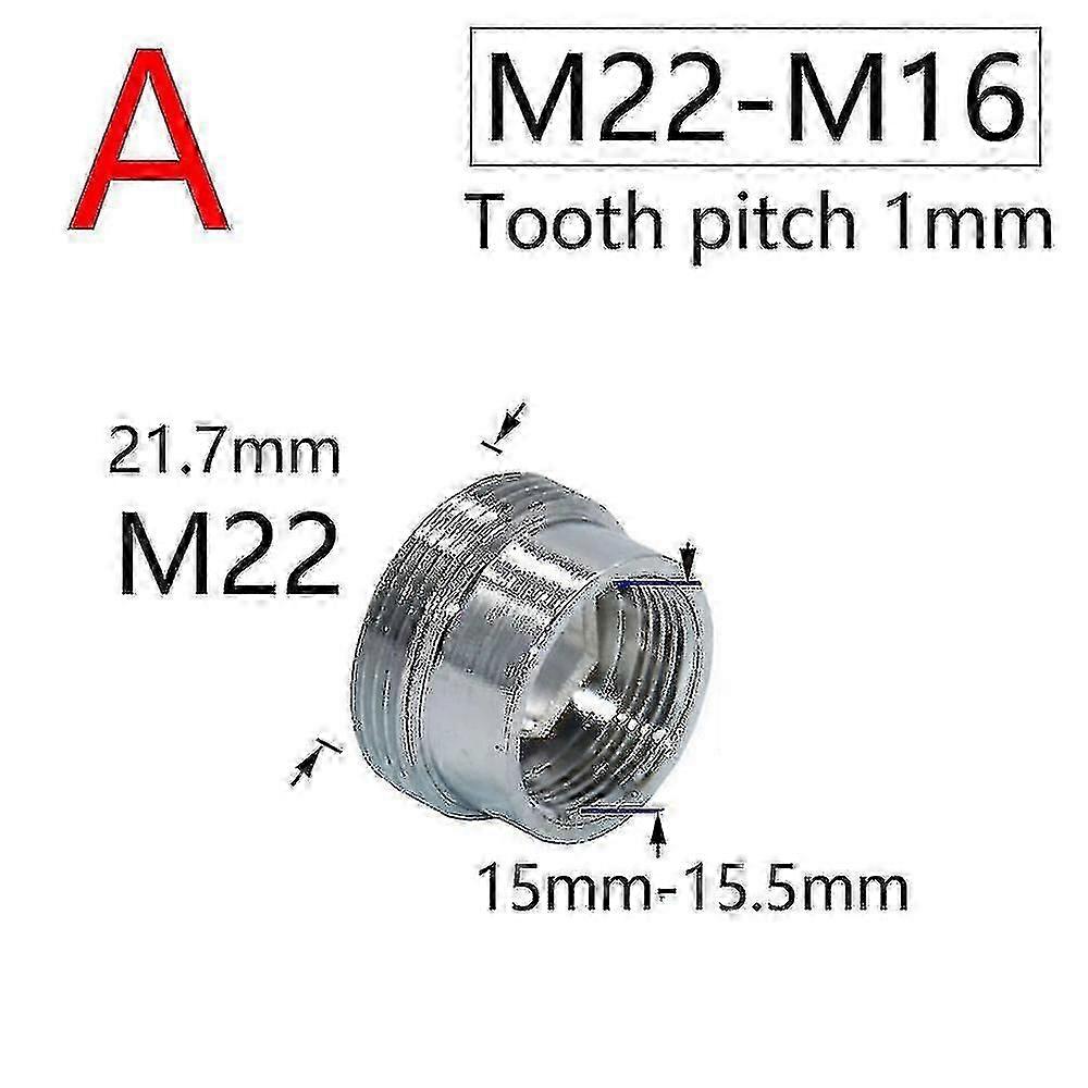 Water Faucet Coupler M16 M18 M20 M22 M24 M28 Thread Connector For Bubbler Kitchen And Bathroom ...