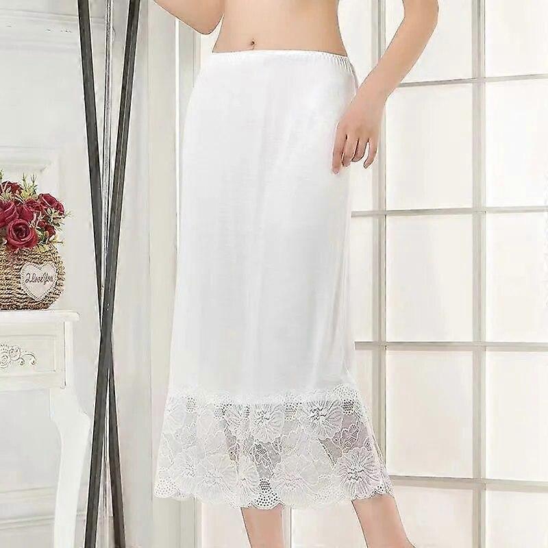 Underskirt Modal Female Half Length Skirt Lace Slip Innerwear Short ...