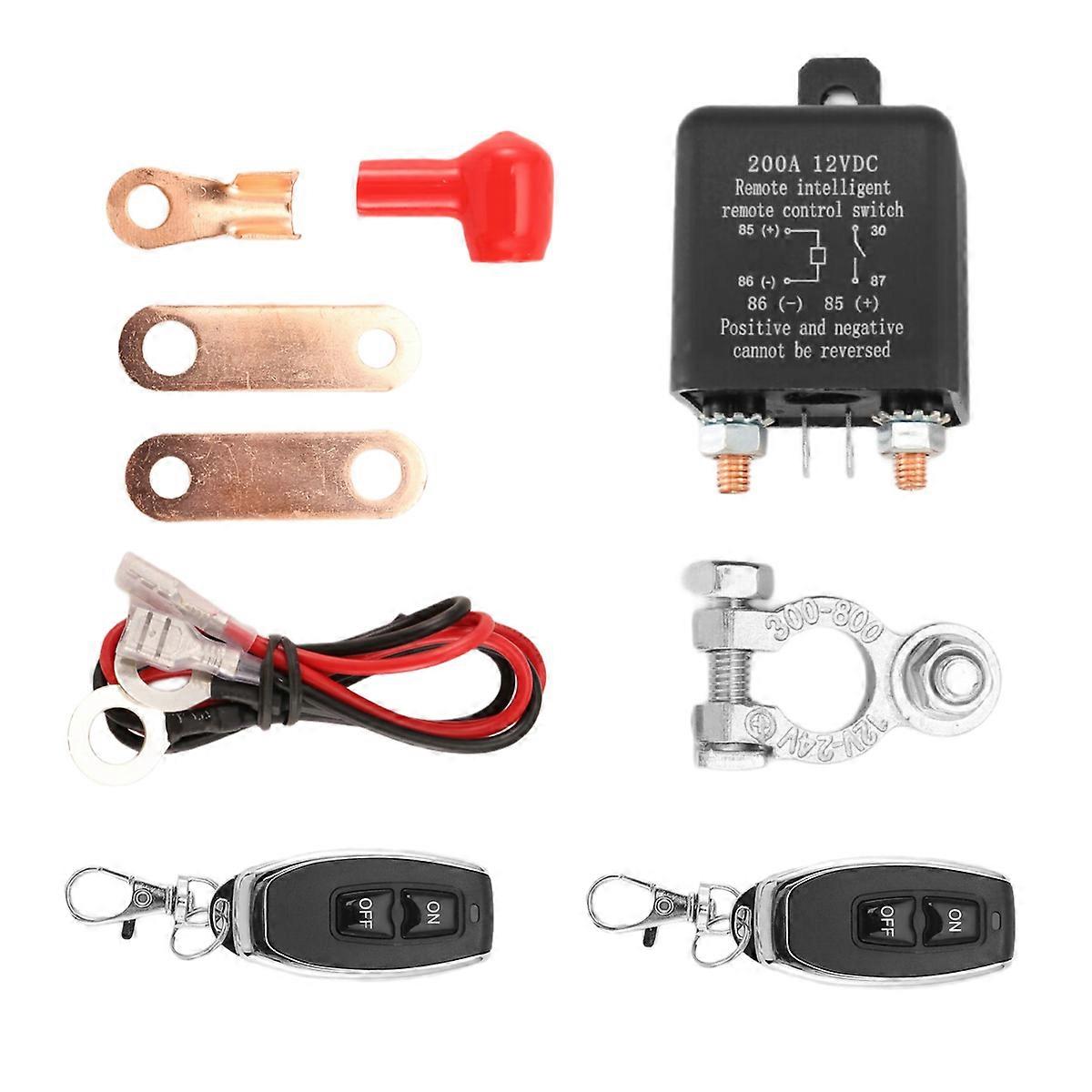 Remote Battery Disconnect Switch, Wireless Remote Control Battery ...