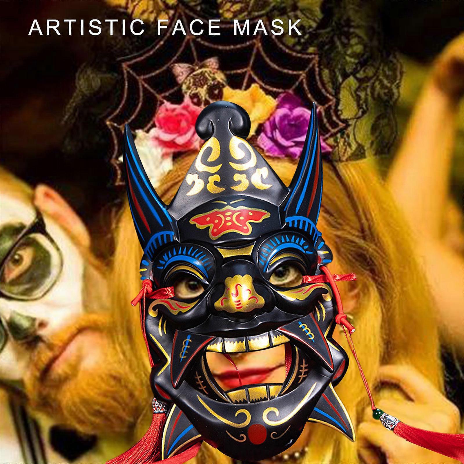 Novelty Hand Painted Mask for Men Women Masquerade Decoration Mask ...