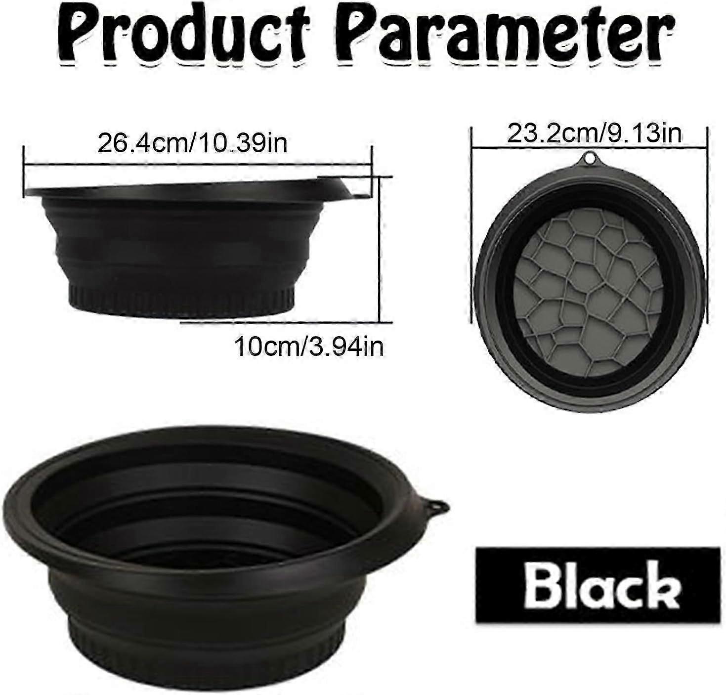 Face Ice Bath Bowl, Face Washing Tub, Foldable Silicone Wash Basin With ...