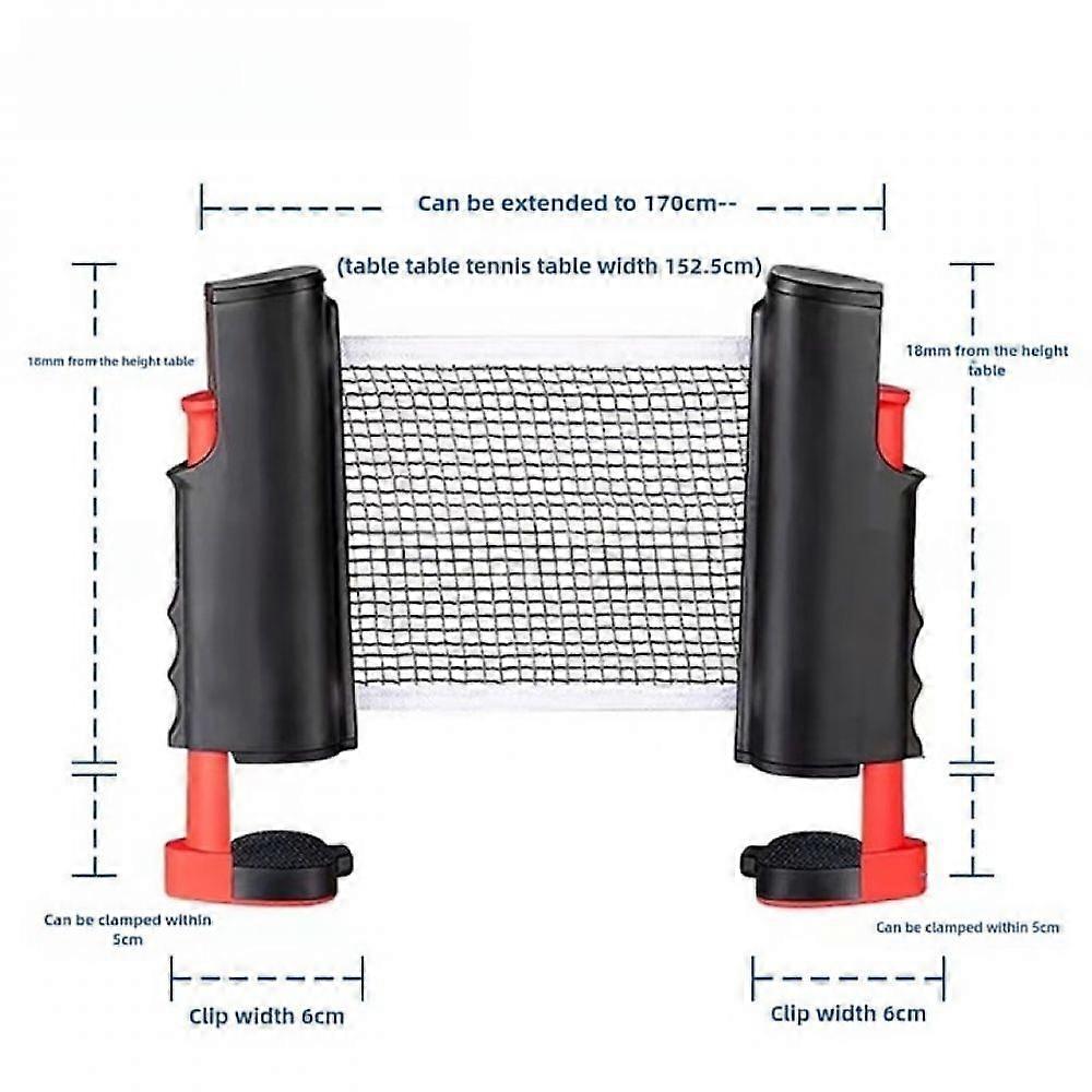 Table tennis racket-high-end long racket + table tennis net-black ...