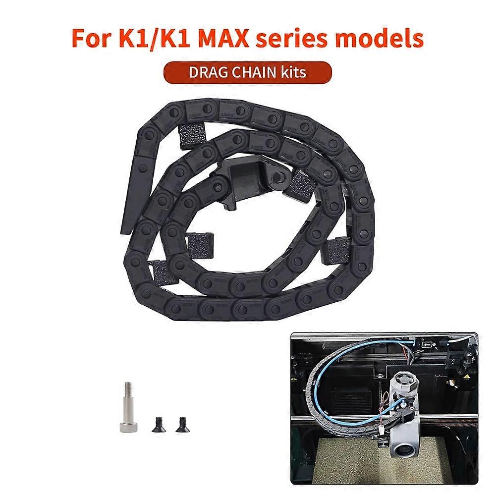 For Creality K1/K1 Max Open Drag Chain Bridge Type 6x10mm Cable Carrier ...