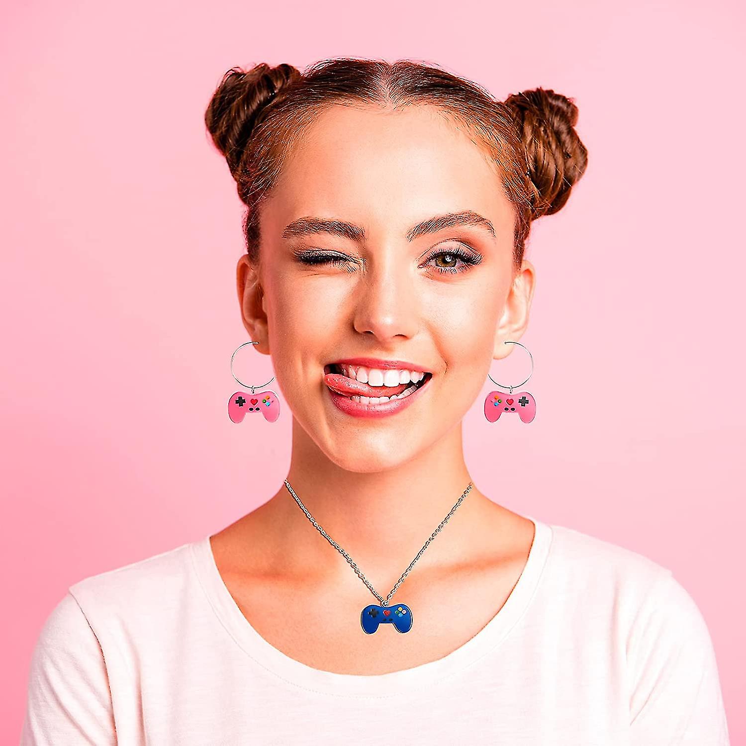 72 Pieces Video Game Controller Charm Video Game Resin Pendant For Jew ...