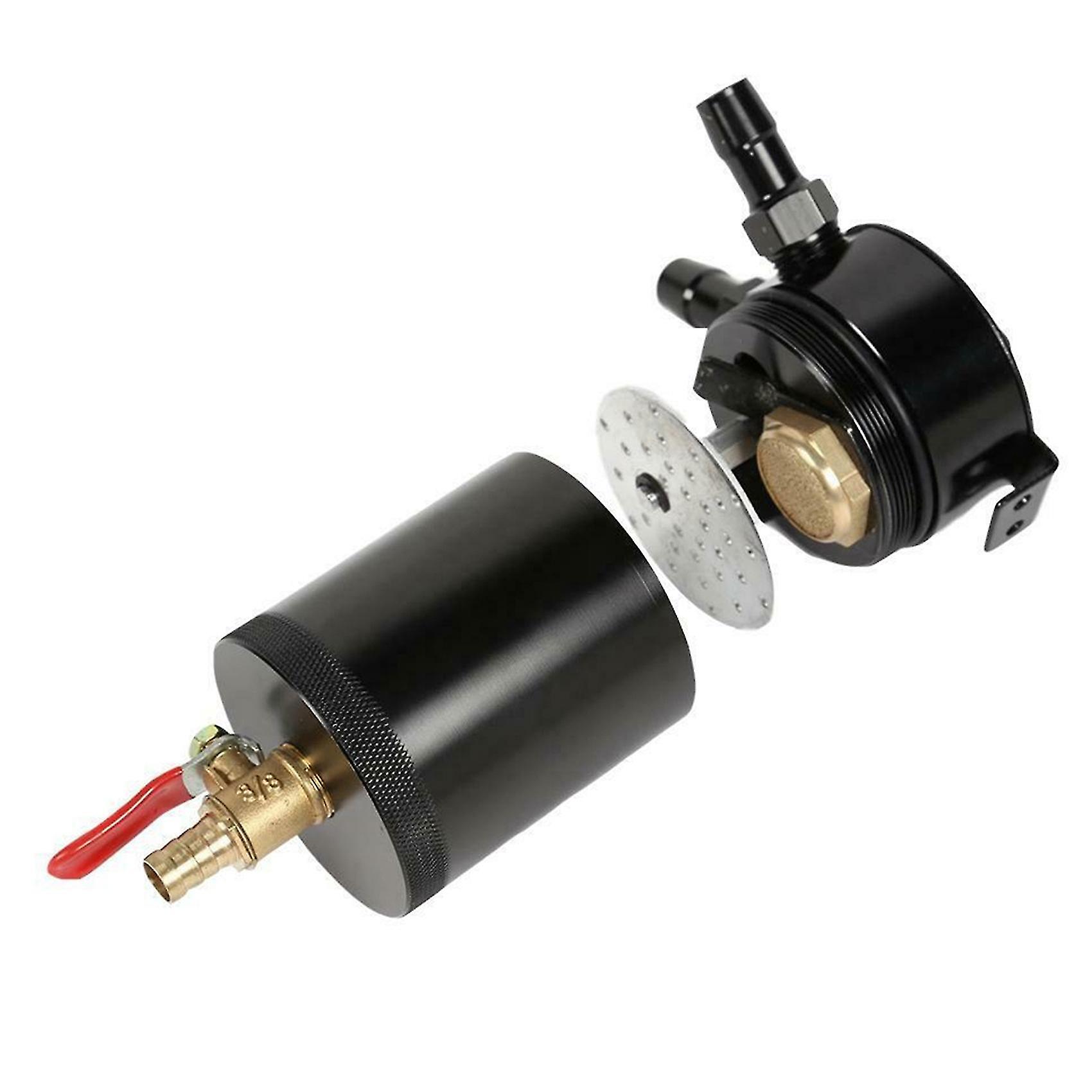 Universal Oil Catch Can Compact Baffled 2-port Aluminum Reservoir Oil ...