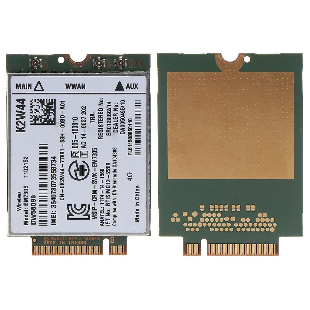 EM7305 DW5809ECard 4G LTE WWAN Card Module for Dell3340 Dedicated 4G ...
