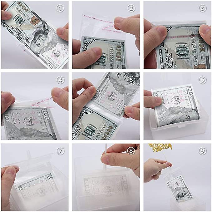 Atm Birthday Party Cake Topper Box Happy Birthday Decoration Funny Pull ...