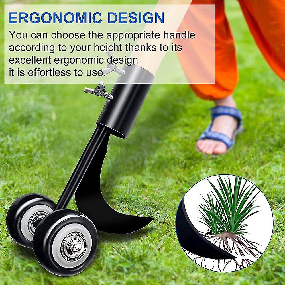 Manual Weeding Tool, Manual Weeder With Wheels, For Cleaning Between ...