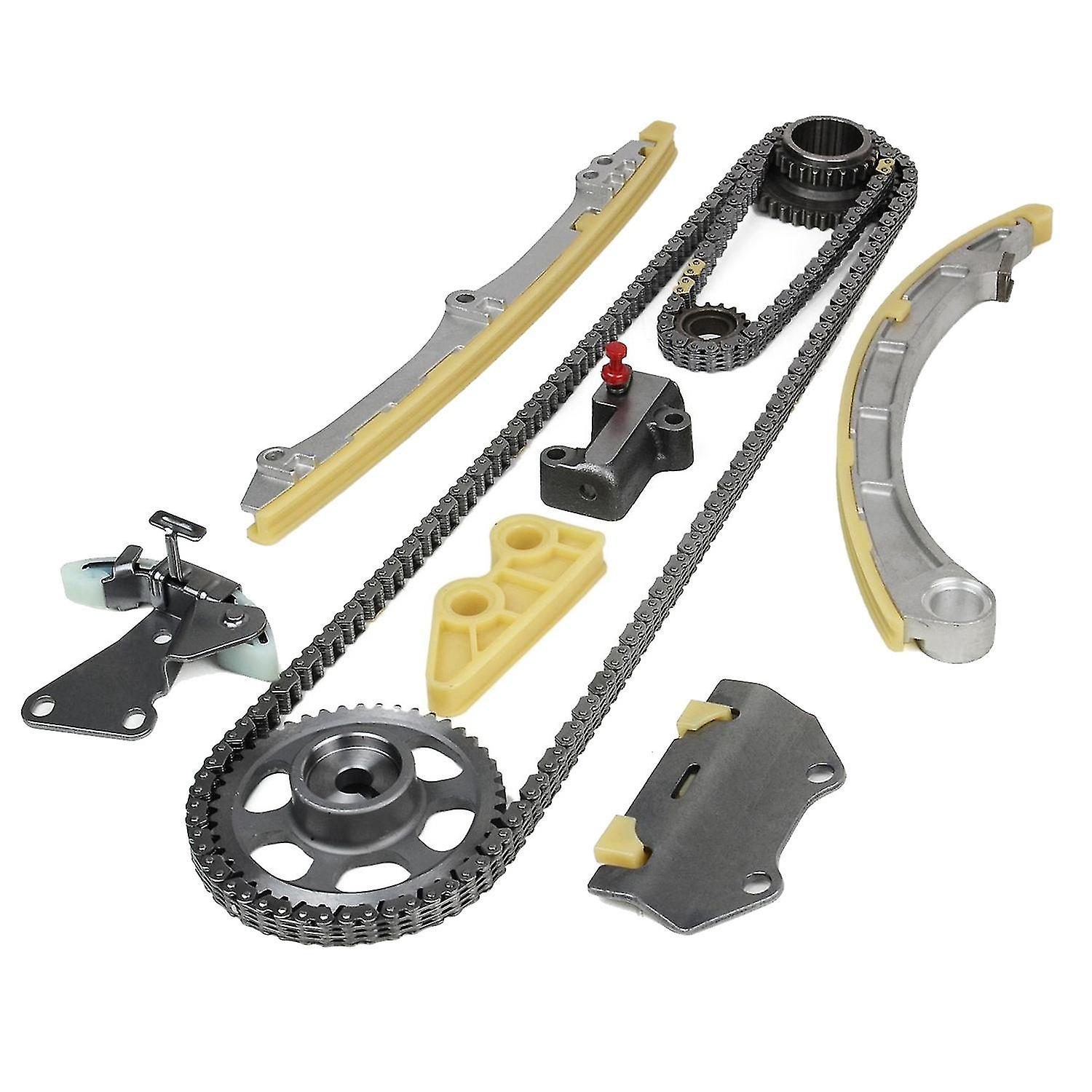 Engine Timing Chain Kit - With Tensers Guide Rails Timing Chain Rep Kit ...
