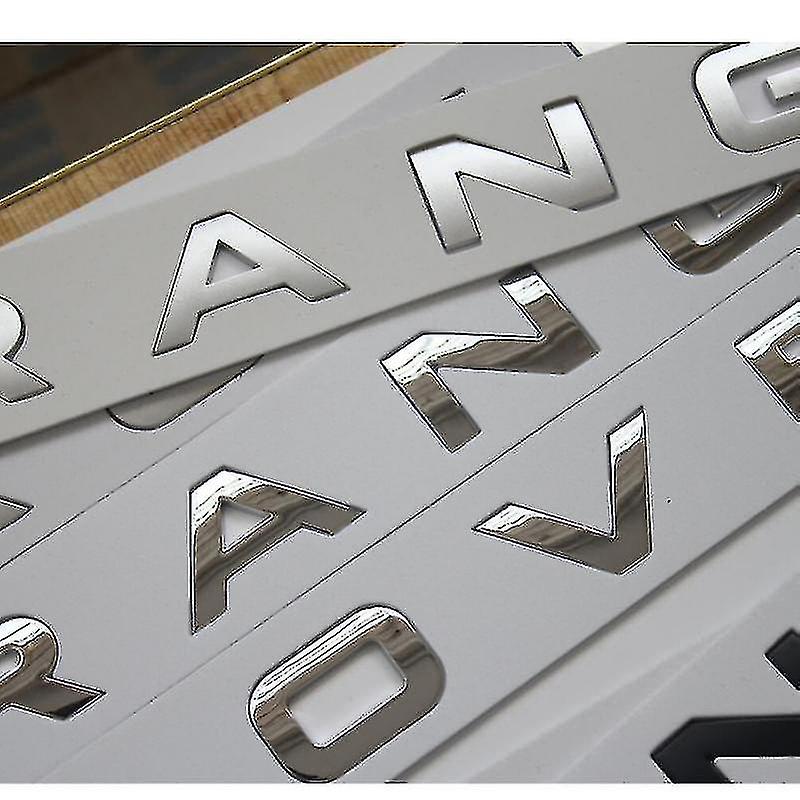 Number Letters Word " Range Rover " Car Trunk Badge Emblem Badges ...