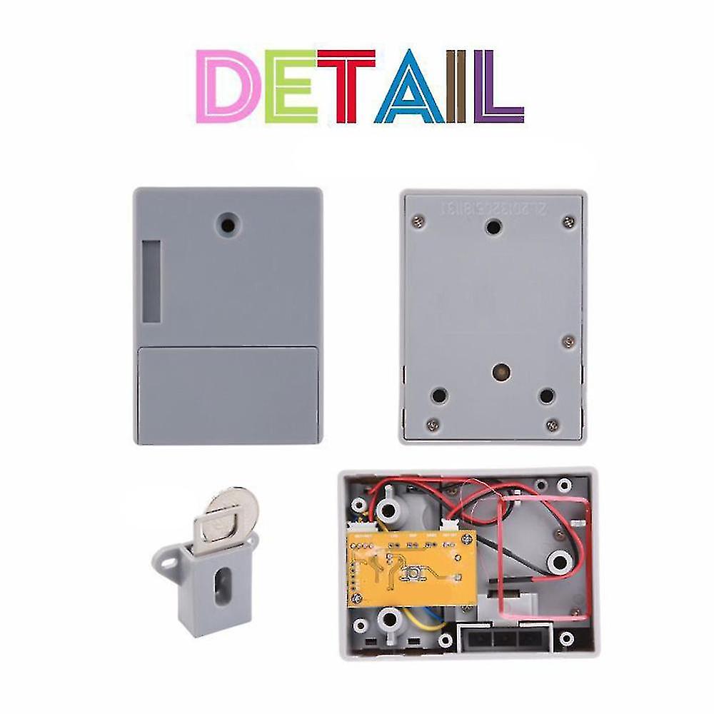Invisible Electronic Cabinet Lock, Hidden Lock, Diy Rfid Lock La-tch ...