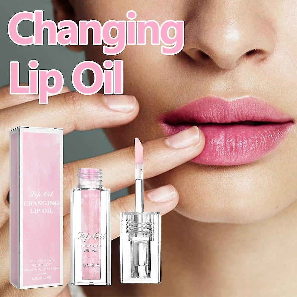 Magic Color Changing Lip Oil V2, Conversion Color Changing Lip Oil V2, Hydrating Lip Glow Oil ...