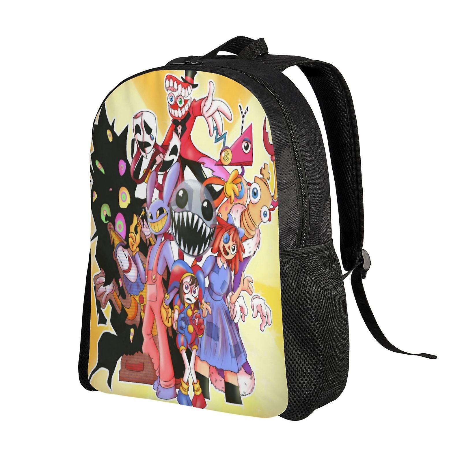 Amazing Digital Circus Backpacks For Boys Girls, Cartoon Laptop Bags ...