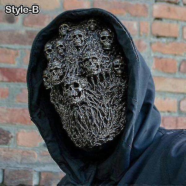 New Halloween Mask Steam Skull Punk Mask Masquerade Horror Mask Cosplay ...