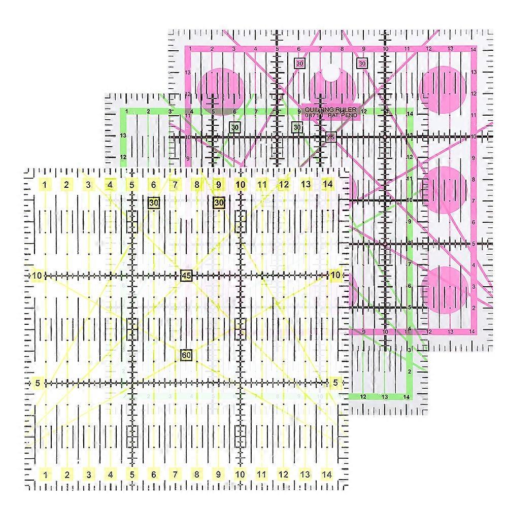 3pcs Clothes Sewing Quilting Ruler DIY Stitching Measuring Drawing ...