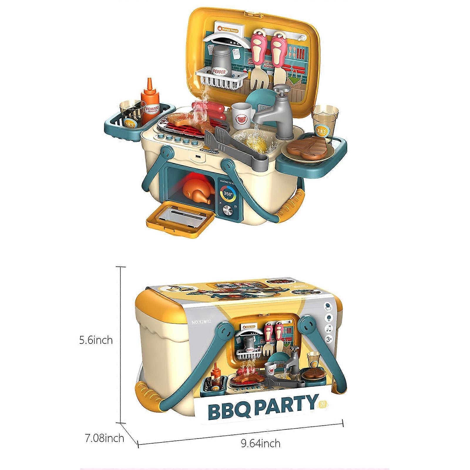 Play Kitchen Children's Family Toy Set Puzzle Cooking Kitchen Dressing ...