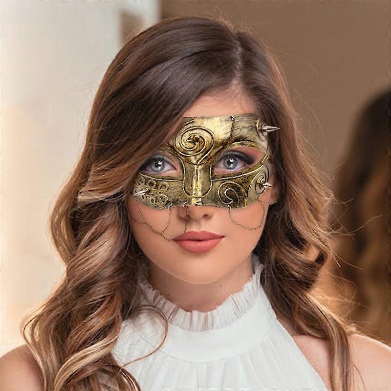 Steampunk Mask Phantom Masquerade Cosplay Ball Half Face Women Men Punk ...