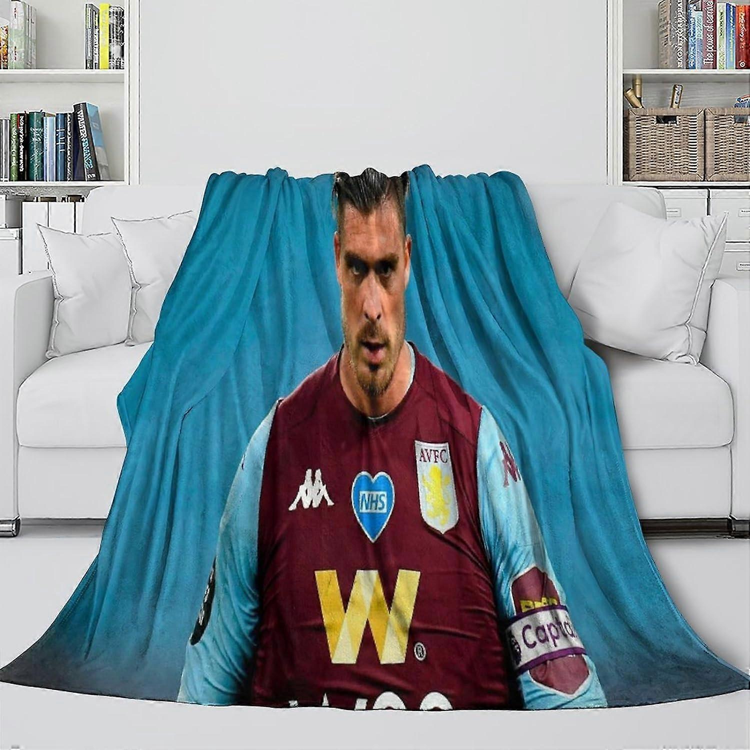 Telewizor Flanelowy koc 3D Jack Peter Grealish Koc Miękka pluszowa ...