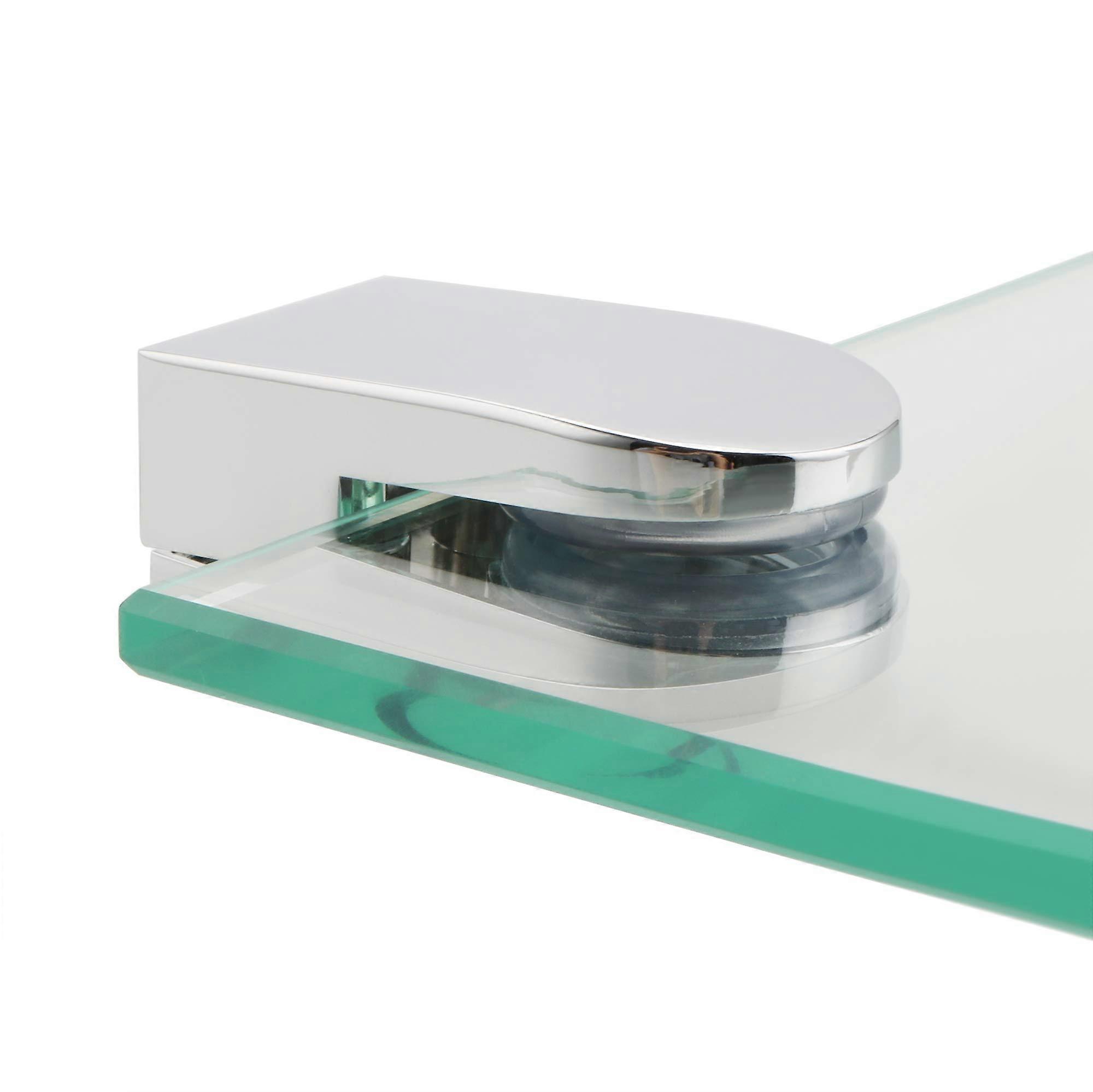 4 Pcs Glass Clamp Glass Shelf Brackets for 5-10mm Thick Glass ...