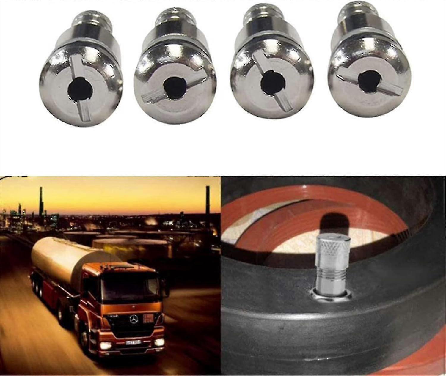 Universal Rim Valves With Dust Caps - Set Of 5 | Fruugo UK