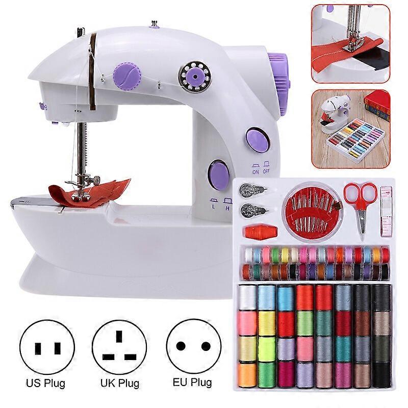 Electric Sewing Machine with Foot Pedal Straight Line LED Light ...