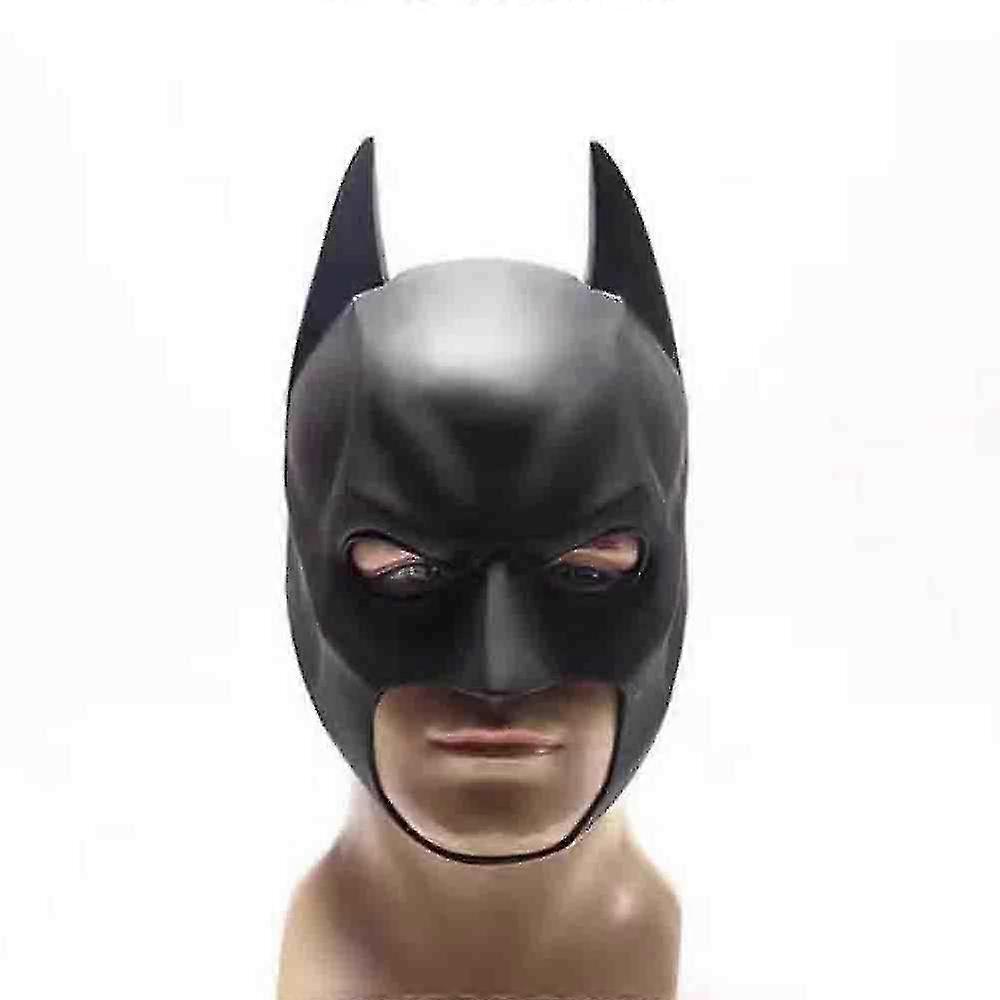 Batman Full Mask With Cowl The Dark Knight Rises Latex Helmet Adult ...