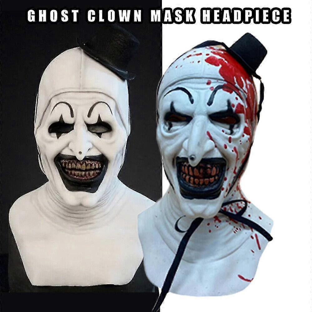 Terrifier 2 Art The Clown Mask - Halloween Carnival Masquerade Party ...