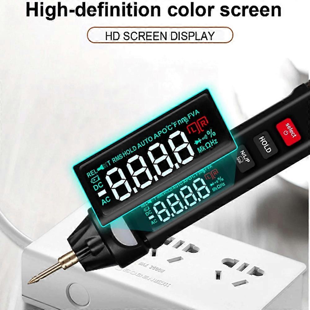 MT007/Pro/En Digital Multimeter Pen Type Test Lead Normal LCD/Anti ...