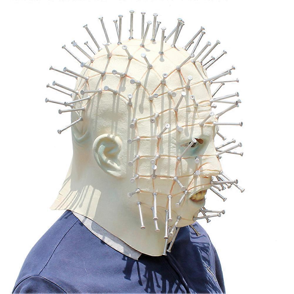 Men's Monster Horror Hellraiser Pinhead Mask Halloween Costume ...