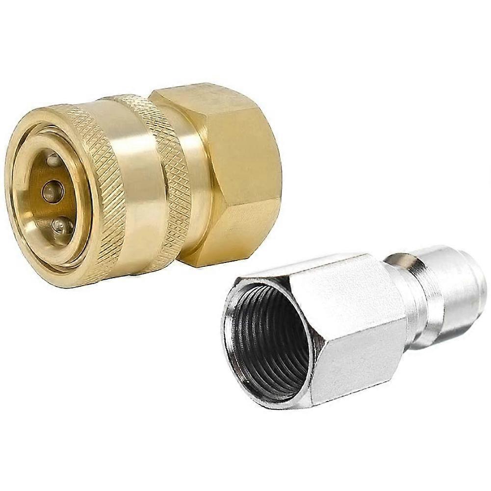 3/8 Inch NPT Stainless Steel Male and Female Quick Connector Kit ...