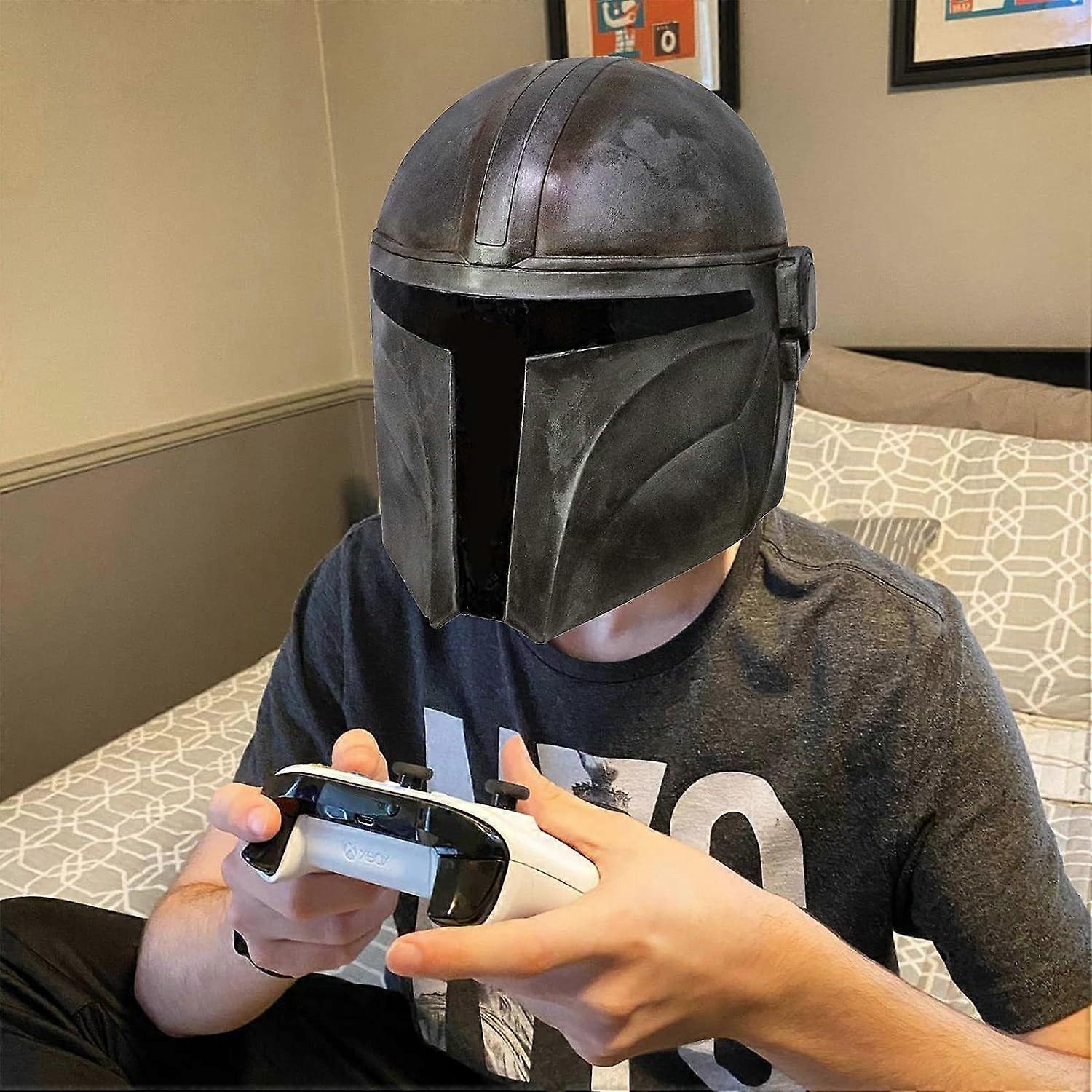 SW Mandalorian Helm Mando Full Head Mask Mandalorian Kostuum Accessoire ...