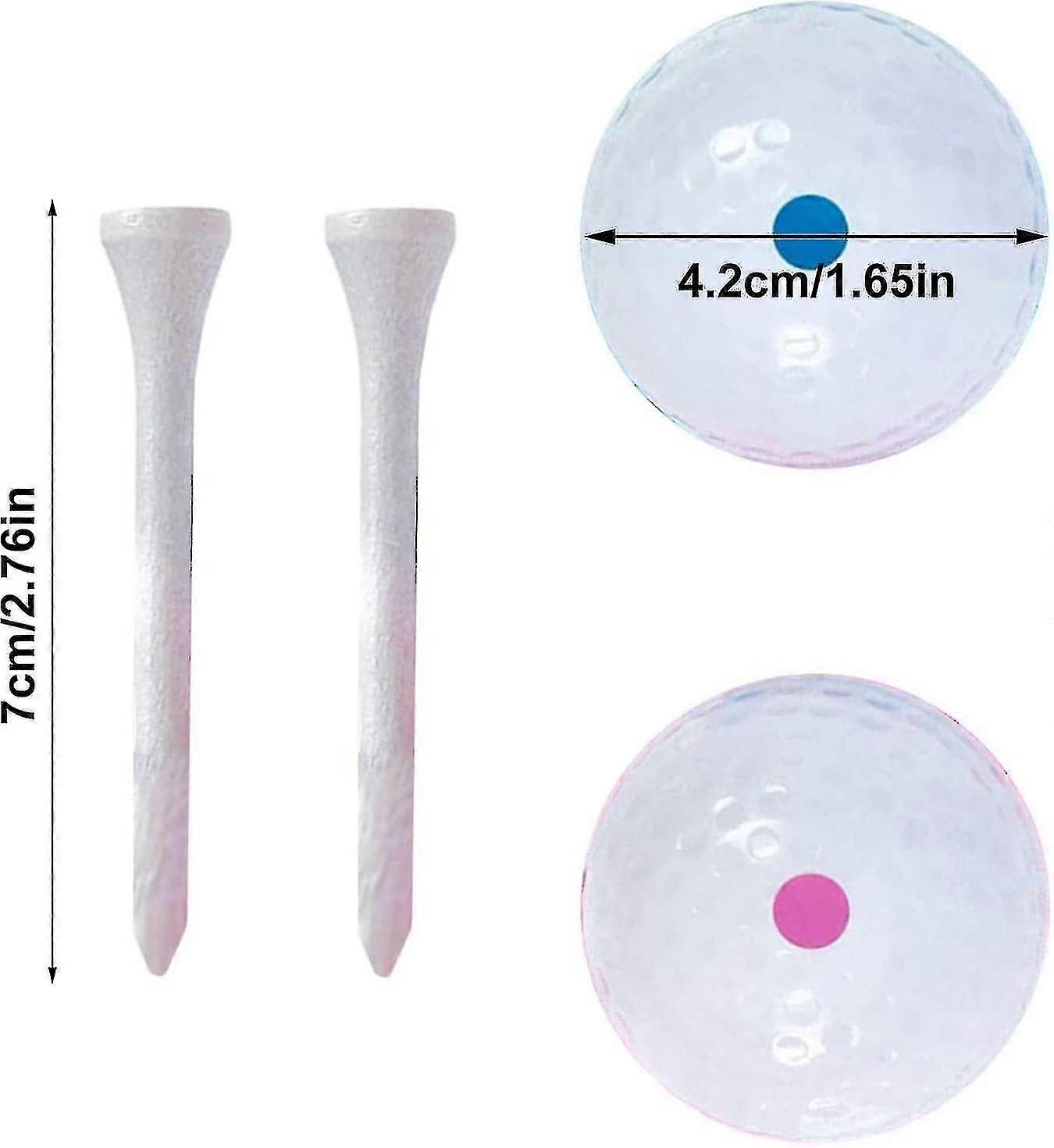 Gender Reveal Golf Ball, Explosive Golf Ball Set - Gender Reveal Golf ...